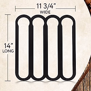 Impresa Capsule Holder Compatible With Nespresso VertuoLine Capsule Pods - Vertically or Horizontally Mounted on Walls or Under Cabinets, 14" by 11.75" (35cm x 30 cm) Holds 20