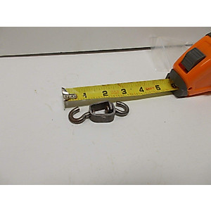 Montree Shop 12 Heavy Duty Trapping Swivels with J Hooks (Trapping Supplies Trap Fastener)_AB