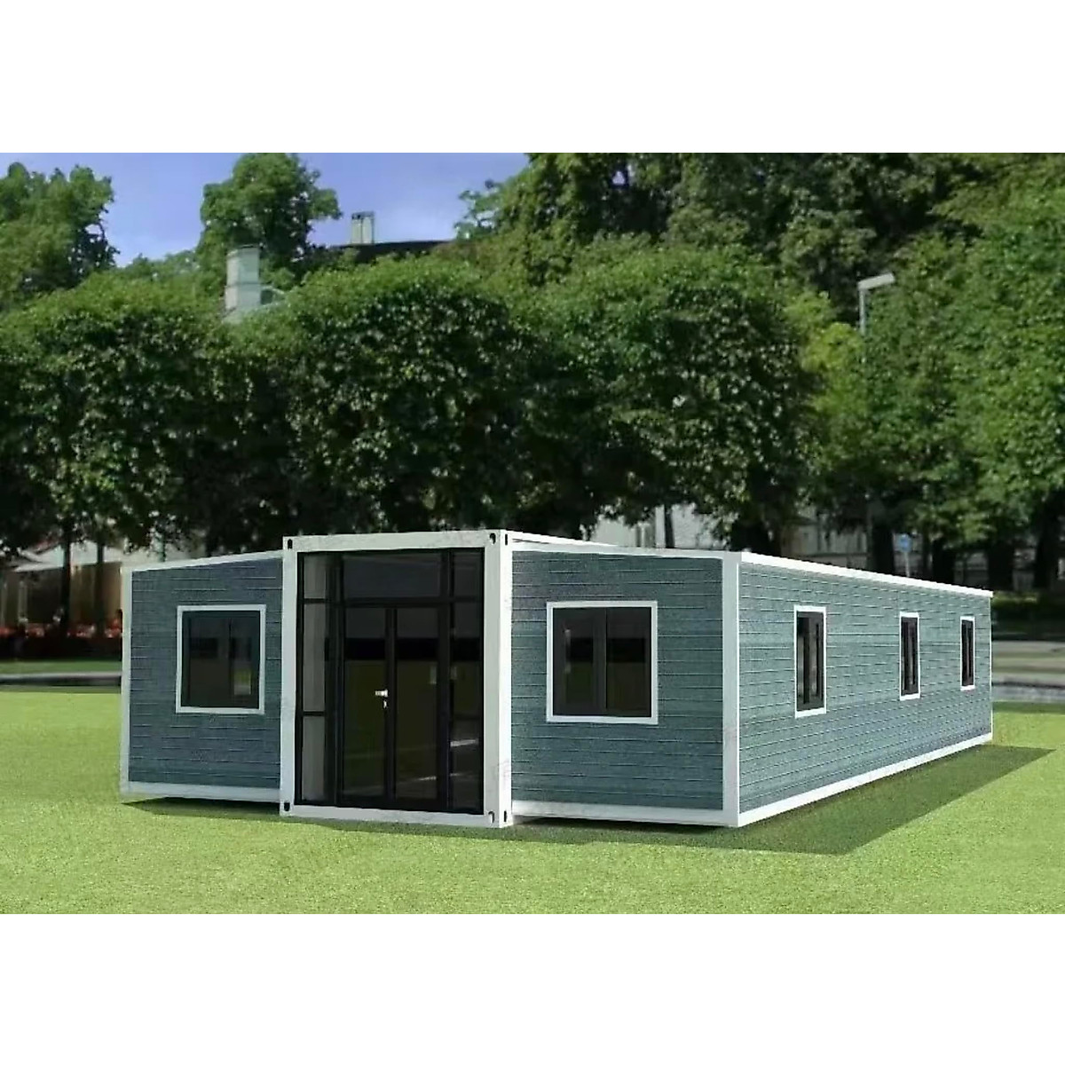 Elegant Prefabricated 30FT House with Spacious Living Area, 3 Bedroom,Fully Equipped Bathroom,Modern Kitchen and Steal Frame Construction- Ideal Mobile Home for Comfortable Living.