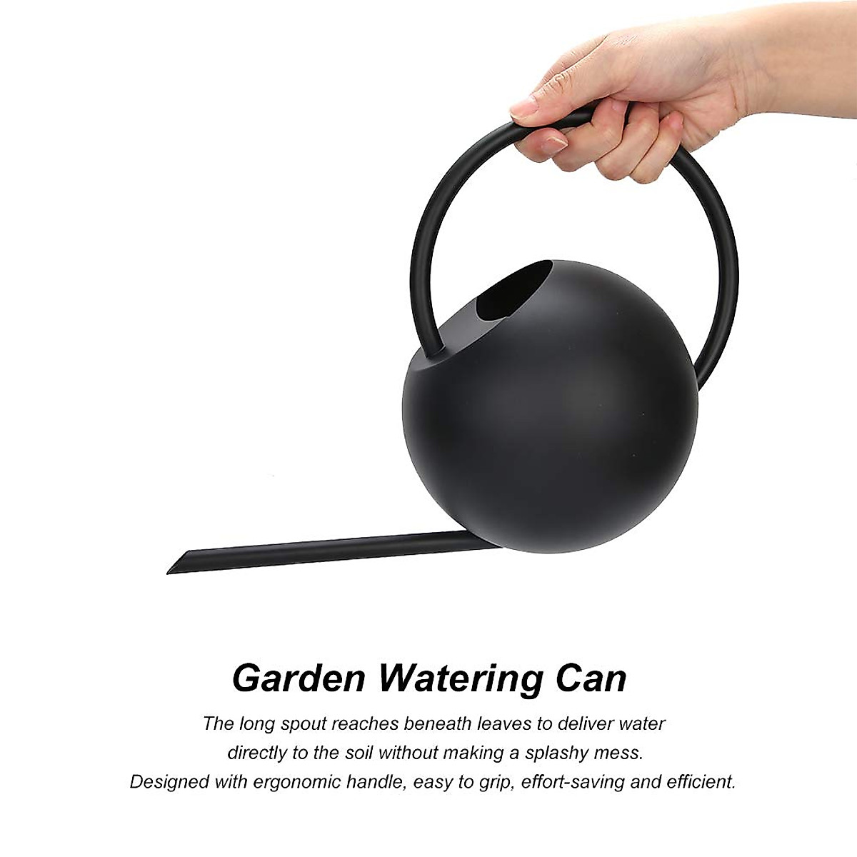 Watering Can for Indoor Plants, 1000ml/33oz Household Stainless Steel Long Spout Watering Pot Garden Watering Can for Bonsai Garden Flowers Plants Tool