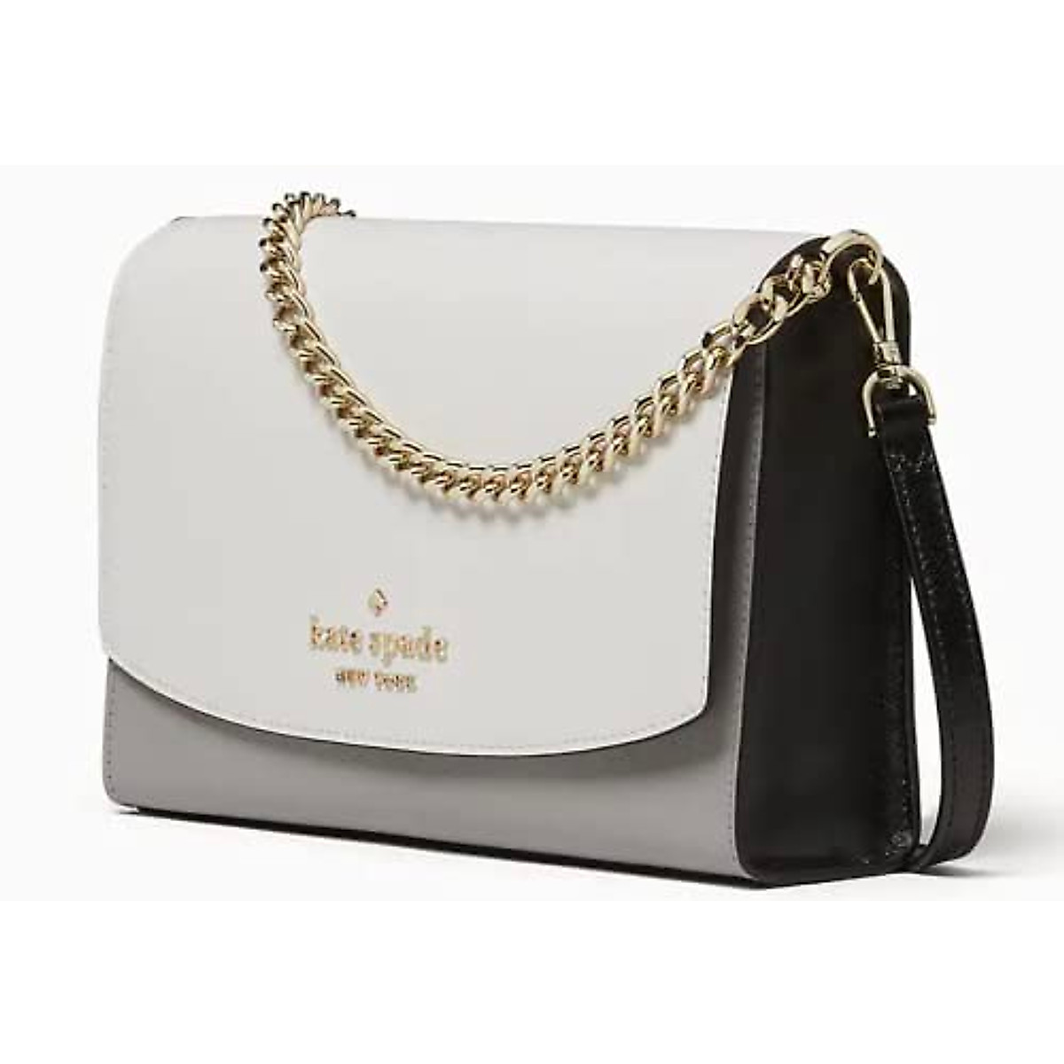 Kate Spade Carson Convertible Crossbody Handbag With Card Case (Nimbus Grey)