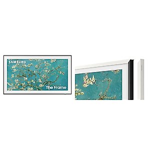 Samsung The Frame 55” TV with White Bezel