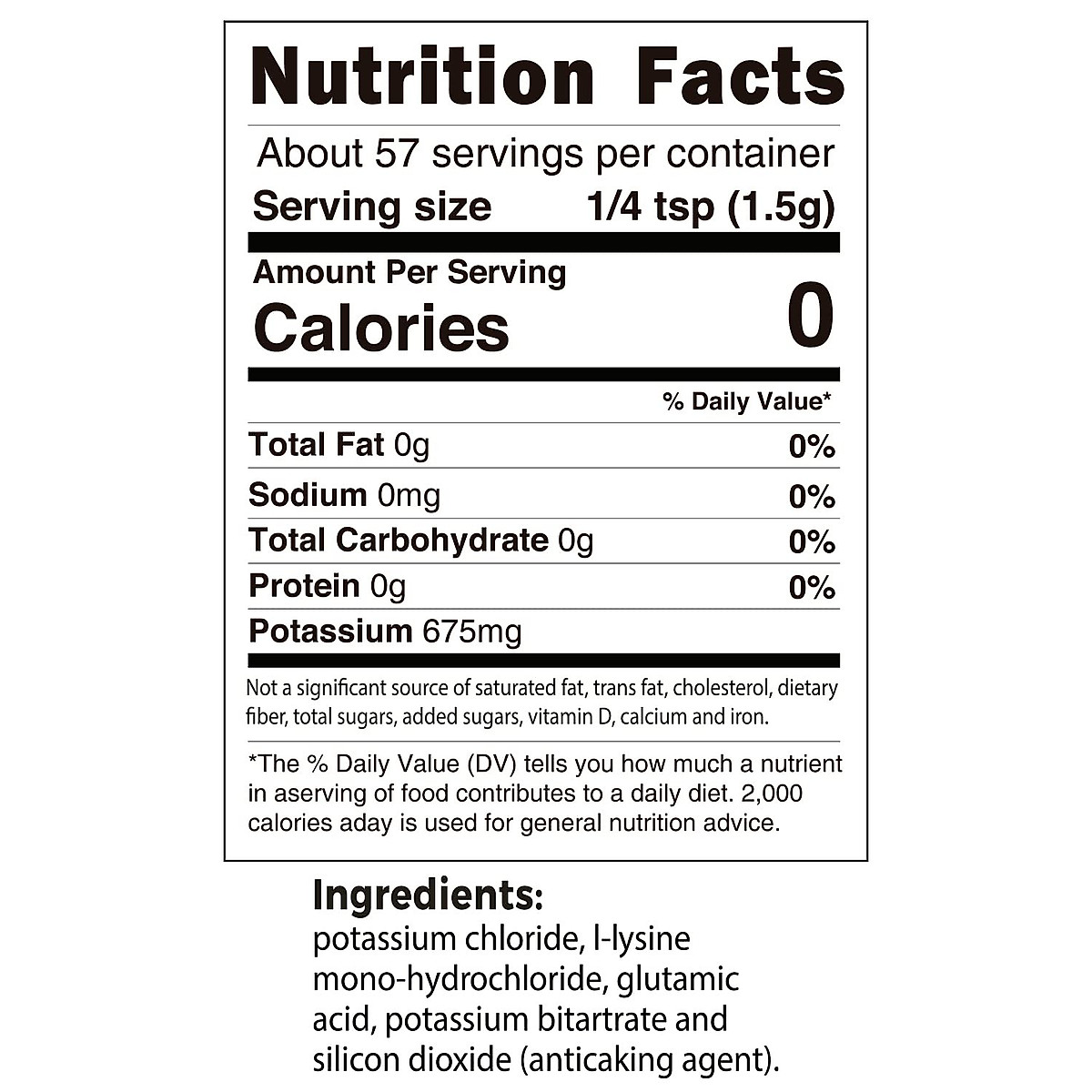 0% Sodium Salt Substitute - NaTivo Wellness - Salt Alternative - Gluten Free - Low in Calories - Reduce your daily Sodium intake - With Natural food products - Keto friendly - Non-GMO - 4 x 3oz