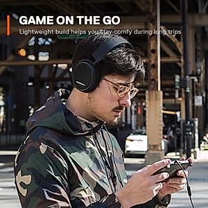 SteelSeries Arctis 3 - All-Platform Gaming Headset - for PC, PlayStation 5, Xbox One, Nintendo Switch - Black