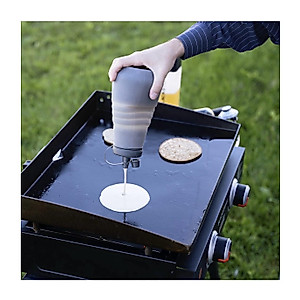 Blackstone AR 32 Ounce Collapsible Silicone Griddle Breakfast Tool Set with Heat Resistant Silicone Construction (4.65 x 4.65 x 6.85 Inches)