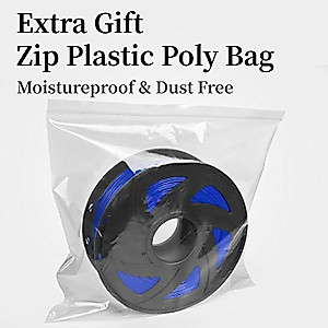 UNIDO PETG Filament for 3D Printer Blue, 1.75mm 1kg Spool (2.2lbs), Dimensional Accuracy +/- 0.02 mm, Clog-Free/Bubble-Free/Tangle-Free 3D Printing Filament for for Models, Toys, Gifts