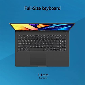ASUS 2023 Newest Vivobook 15.6" FHD Screen Laptop, Intel Core i5-1135G7 (Beats i7-1065G7), 12GB RAM, 512GB SSD, Webcam, HDMI, Wi-Fi, Windows 11 Home, KKE Accessories