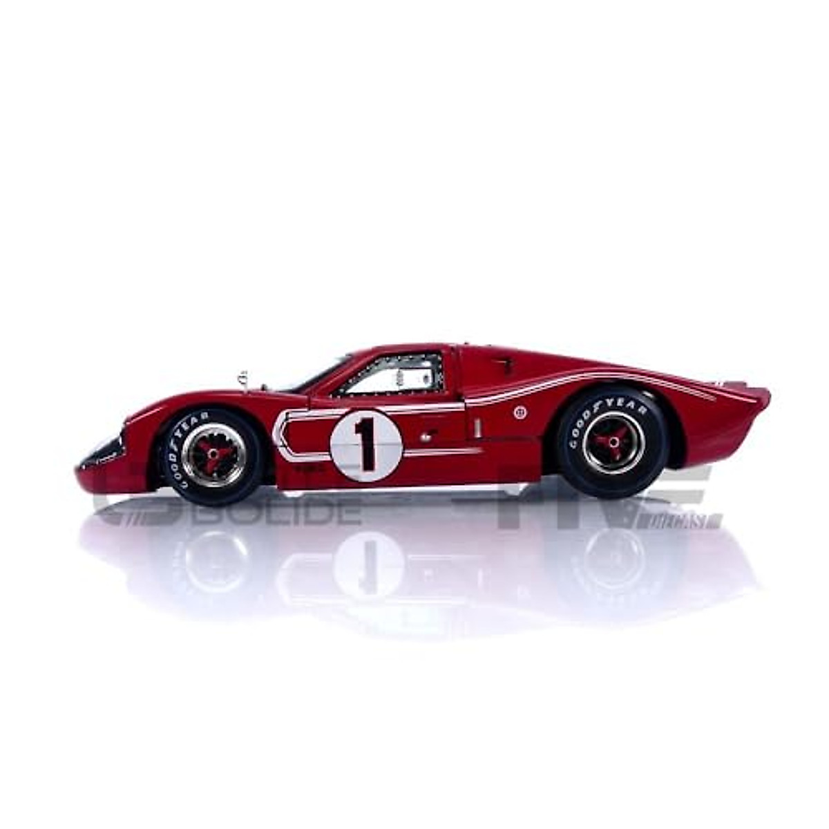 Shelby Collectibles SC423 1967 Ford GT MK IV #1 Red LeMans Winner 24 Hours 1/18 Diecast Model Car