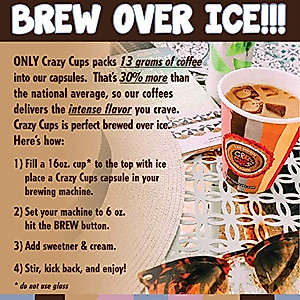 Crazy Cups Decaf Flavored Coffee Variety Pack 24 Count for Keurig Brewers