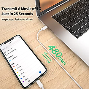 AUDIANO USB C to Lightning Cable [3 Pack], iPhone PD Fast Charging Cord MFi Certified TYPC C Port to iPhone Charging Cord for iPhone 13 12 11 Pro Max Mini X XS