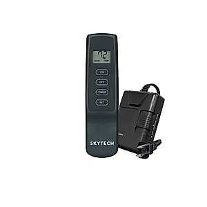 SkyTech SKY-1420T/LCD-A Fireplace Remote, Black