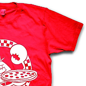 Mens Spongebob Squarepants Classic Shirt - Spongebob Krusty Krab T-Shirt (Red, Medium)