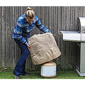 Emsco Group 2181 Large – Lightweight Landscape Rock-Resin, Sandstone