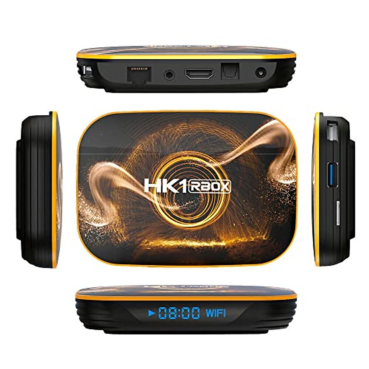 Ebid Dealz Replacement for HK1 R1 Pro Android 11.0 Quad Core 4GB RAM 128GB ROM 4K Smart 5G WiFi Media Streamer TV Box Black