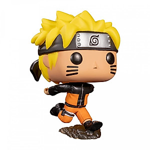 POP Naruto Shippuden - Naruto Uzumaki (Running) Funko Vinyl Figure (Bundled with Compatible Box Protector Case), Multicolor, 3.75
