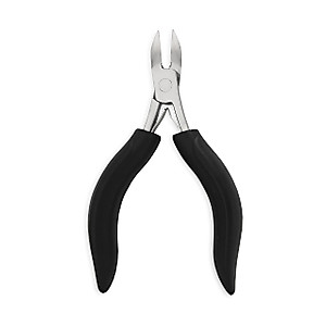 Amazon Basics Toenail Clippers with Comfort Grip, Black