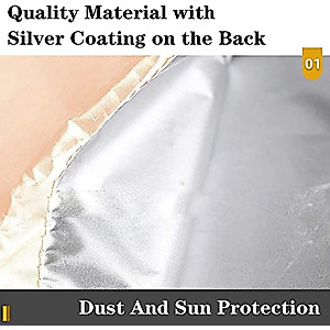 GBEN Swing Canopy Replacement Waterproof UV Resistant Durable Removable Swing Cover with Swing Chair CoverPatio Canopy Swing Cover for Outdoor (No Steel Frame) 22.6.17