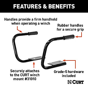 CURT 31005 Trailer Hitch Winch Mount Handles