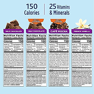 Ensure Max Protein Nutrition Shakes, Variety Pack, With 30g of Protein, 1g of Sugar, Nutrients to Support Immune System Health, High Protein Shake, 11 fl oz, Pack of 8, Liquid