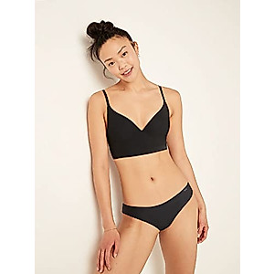 Victoria's Secret PINK No Show Thong, 5 Pack Panties for Women (M)