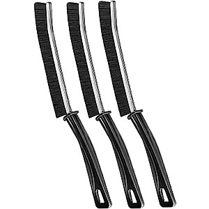 Gap Cleaning Brush, Dead Corners Multifunctional Brushes,Bathroom Crevice Gaps Cleaning Brush，Clean The Dead Corners of Bathroom Kitchen Tiles for Bathroom Kitchen Tiles Window Slots (Black 3PCS)
