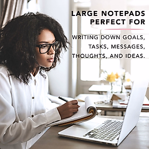 Graphique"Today's Plan" Large Notepad, “Today’s Plan” Notepad with 150 Tear-Off Sheets, Perfect Organizing Busy Days, 6" x 8"