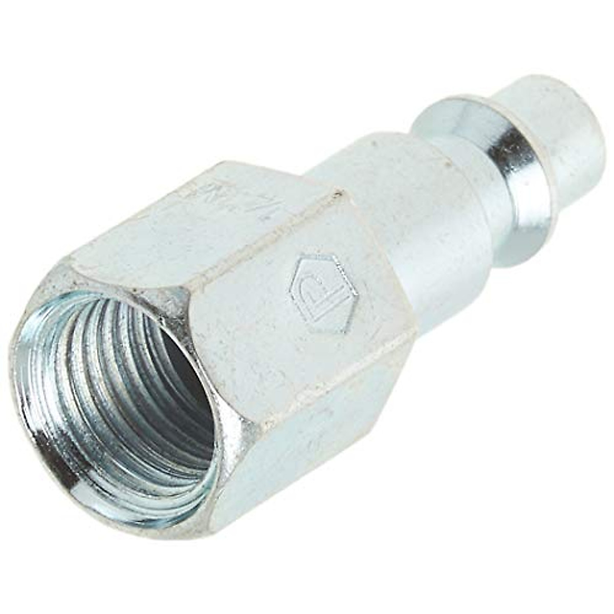 Primefit IP1414FS-B25-P (25 Pack) Industrial Style Air Quick Connect Plugs/Nipples 1/4" x 1/4" Female NPT