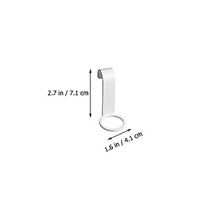 16pcs Shampoo Holder Hooks Bathroom Bottle Holder Shower Gel Bottle Rack Hangers Liquid Soap Shower Holders for Bathroom