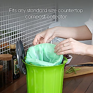 Full Circle Fresh Air Biodegradable Compost Bags, 2.5 Gallon / 25 Count, Original Scent (Pack of 2)