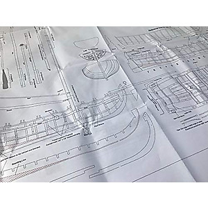 Model Shipways MS1460 18th Century Armed Longboat 1:24 Scale - Laser Cut Wood, Metal & Photo-Etched Brass Kit