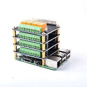 GeeekPi 4 Channel Relay Board Module for Raspberry Pi, Power Relay Module for Raspberry Pi 4B & Raspberry Pi 3 Model B+ & Raspberry Pi 3/2 Model B (No Programming Required/Programmable)