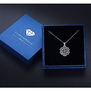 CUOKA MIRACLE Cross Necklace for Women 925 Sterling Silver Heart Infinity Pendant Faith Pendant Necklace Heart Cross Necklaces Jewelry Gift Mother Girlfriend Heart Necklace