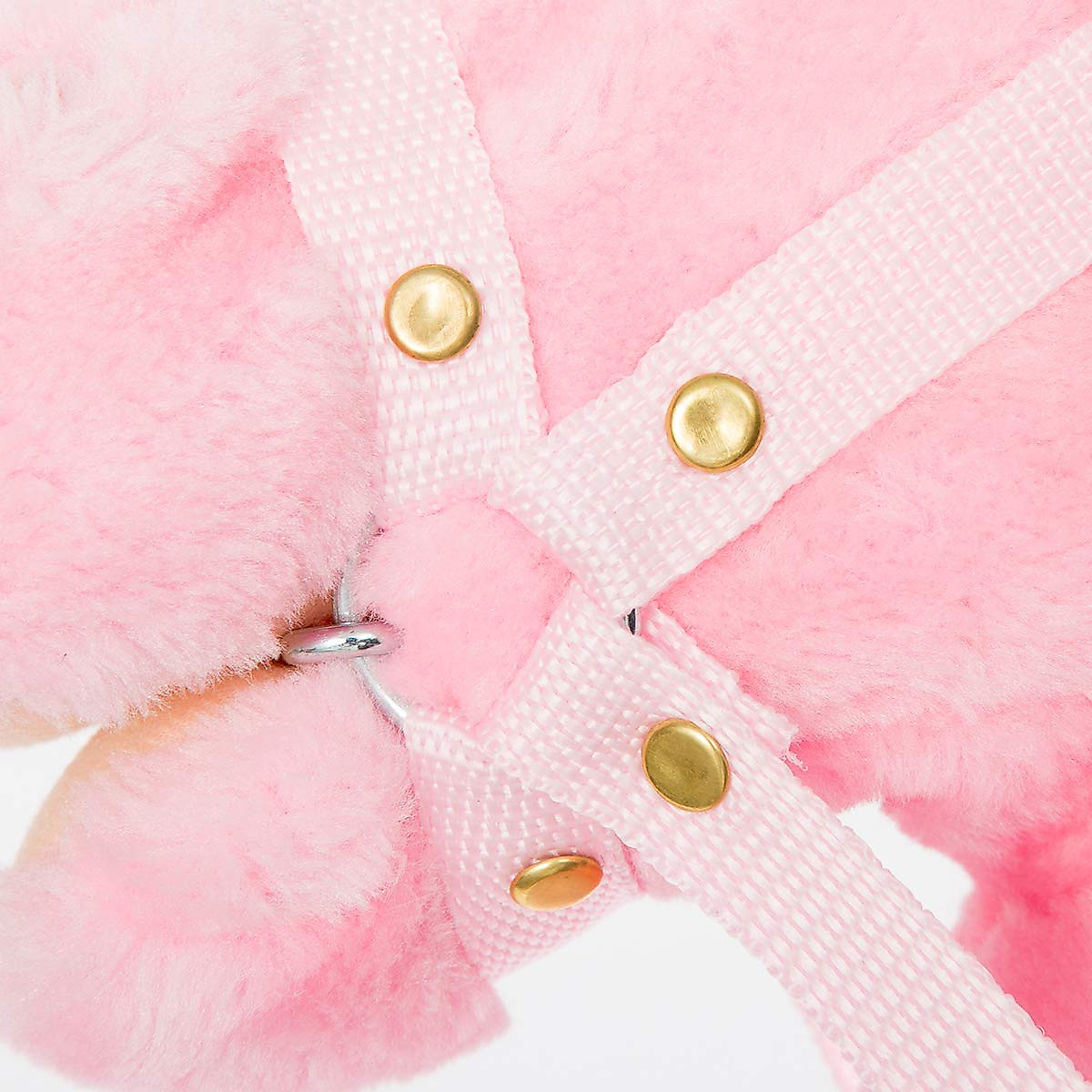 HollyHOME Plush Unicorn Stick Horse with Wood Wheels Real Pony Neighing and Galloping Sounds Plush Toy Pink 37 Inches(AA Batteries Required)