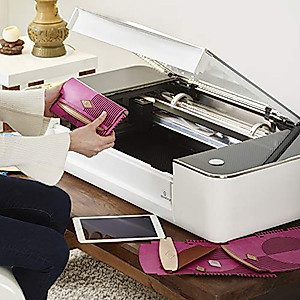 Glowforge Plus 3D Laser Printer – The Fast, Easy, and Powerful Tool for Wood, Leather, Craft, Paper, Fabric, and DIY. The Ultimate Hobby Laser Cutting & Engraving Machine