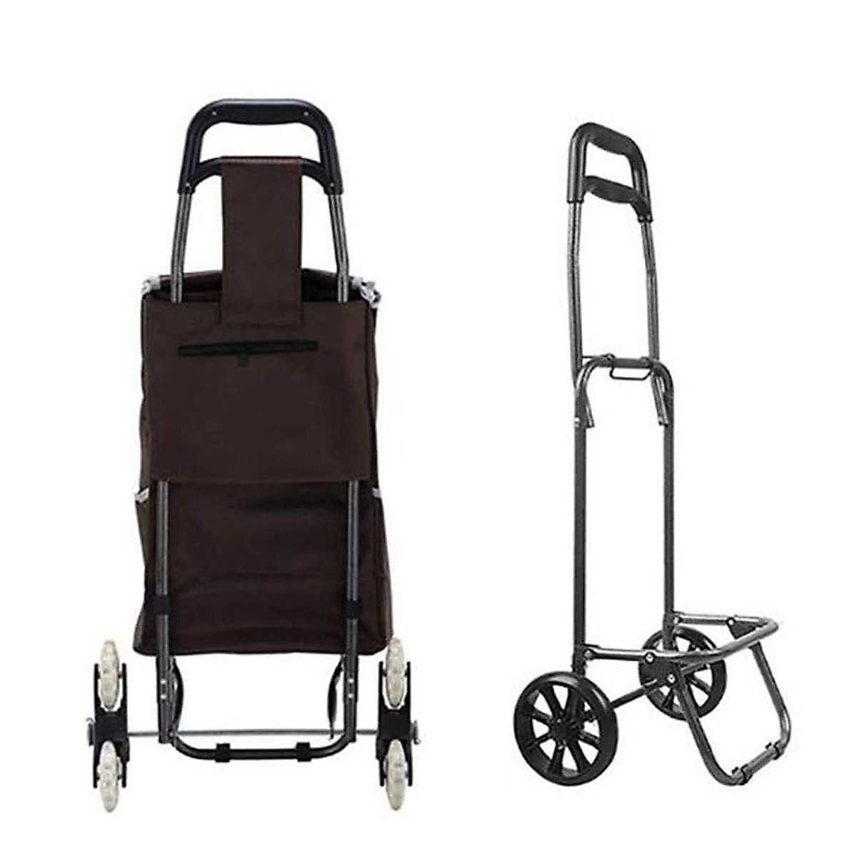 TUREWD Shopping Cart Replacement Bag, Oxford Cloth Waterproof Storage Bag, Trolley Accessories Black