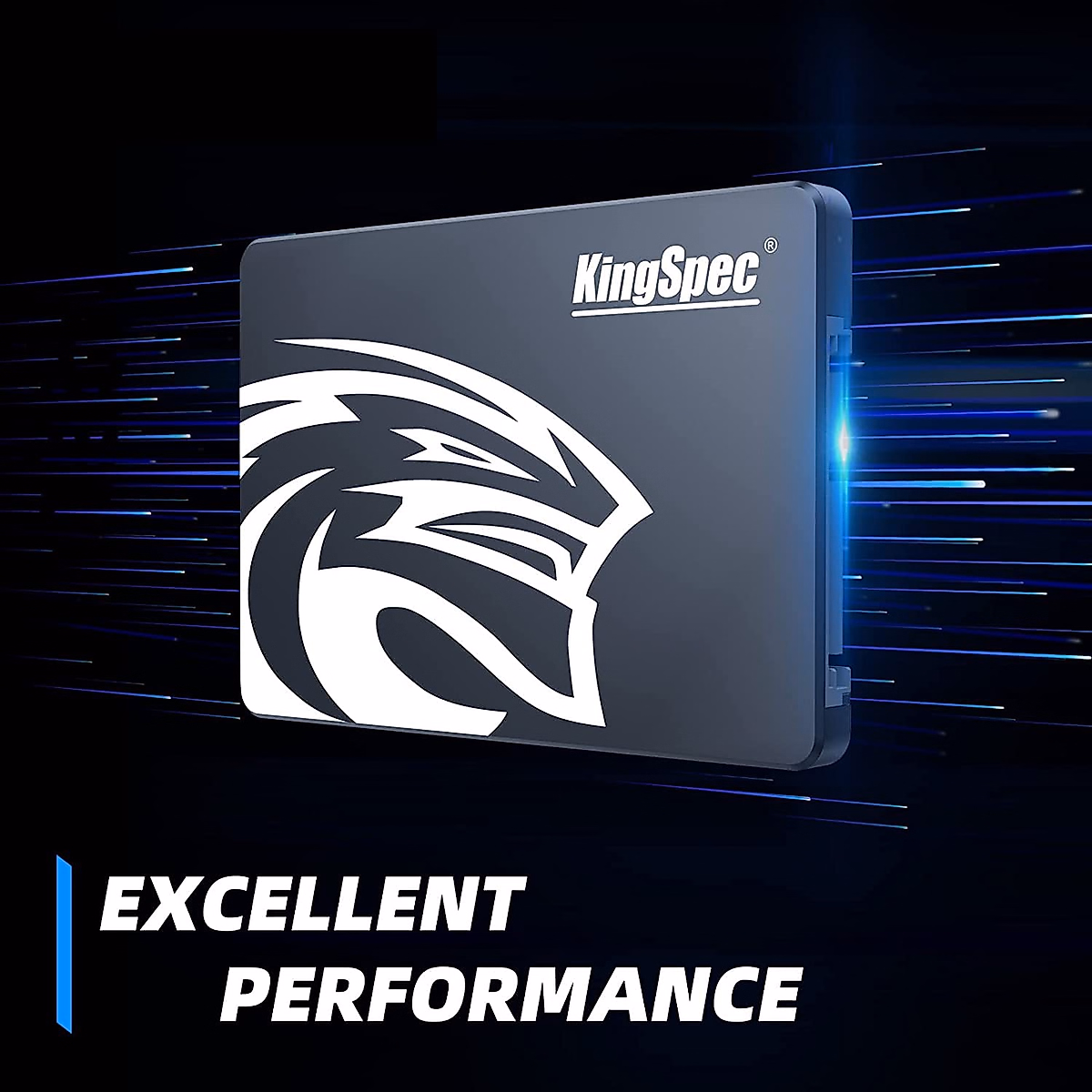 KingSpec 4TB 2.5" SATA SSD, SATA III 6Gb/s Internal Solid State Drive - 3D NAND Flash TLC, Compatible with Desktop/Laptop/All-in-one(P3,4TB)