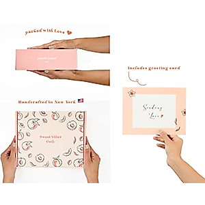 Personalized Gifts | Care Package for Women, Gifts for Girlfriend, Best Mom Ever Gifts, Birthday Gift Basket 6-PCS Includes Scented Candle and Sachet, Sleep Mask, Makeup Headband, Wash Cloth Set of 2