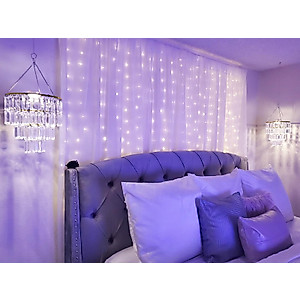 Sunli House Modern Chandelier Shade, Faux Chandeliers Light Fixture Pendant Ceiling Lampshade for Girls Bedroom, W9.84 X H11 (Gold)