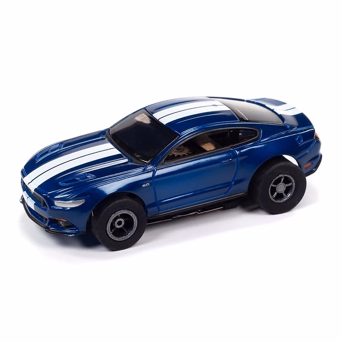 Auto World Xtraction 2018 Mustang GT (Blue) HO Scale Slot Car
