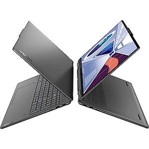 Lenovo Yoga 7i 7 16'' FHD+ 2-in-1 Touchscreen (Intel 13th Gen 10-Core i7-1355U, 16GB LPDDR5 RAM, 512GB SSD, Active Stylus) Laptop, 12.5-Hr Battery Life, Backlit, FP, 1080p Webcam, Storm Grey