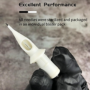 BIGWASP Professional Disposable 1003RL Tattoo Needle Cartridge #10 Bugpin 3 Round Liner (3RL) 20Pcs