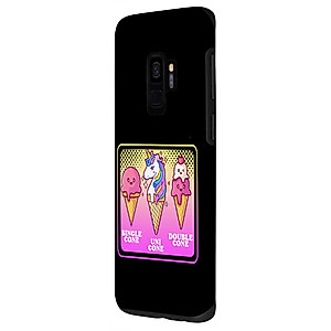Galaxy S9 Single Cone Uni Cone Double Cone Unicorn Ice Cream Case