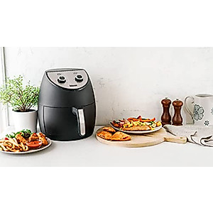 4.2qt Air Fryer Black Matte