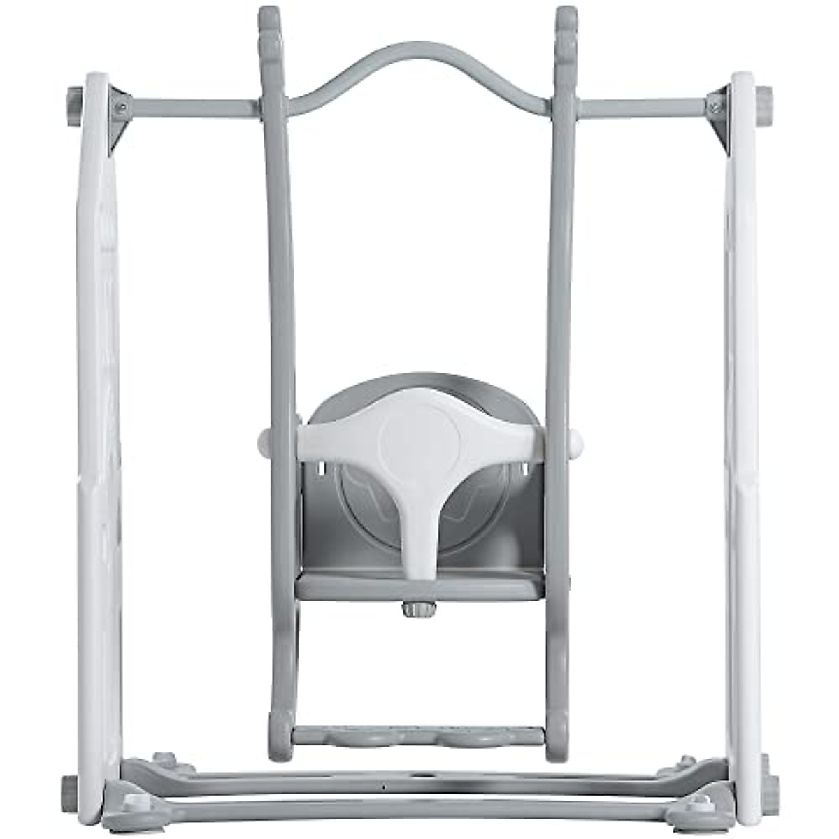 Lifeand Toddler Swing Set, Kids Freestanding Swing Playset Indoor & Outdoor Baby Swing Set,White