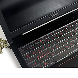 15.6 Inch Laptop Keyboard Cover Protector Compatible for Asus TUF Gaming FX505 Fx505ge FX505G Fx505dy FX 505 GD GM FX505GM FX505GD 15.6,TPU