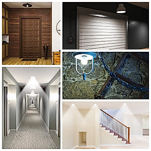 Motion Sensor Light Bulb,Motion Activated Light Bulb,Motion Bulb Indoor,Motion Detector Light,E26 Base Dusk to Dawn Security Night Light Bulb 13.5W Equivalent 100W 6000K Daylight 4 Packs