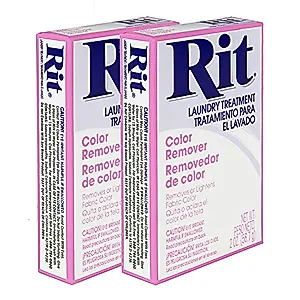 Pack of 2 Rit Dye Laundry Treatment Color Remover