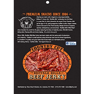 Buffalo Bills 7-Piece Country Cut Beef Jerky Sampler Black Velour Wine Gift Bag (seven 1.5oz packs)