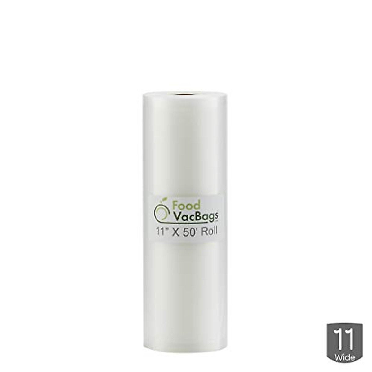 20-11" x 50' FoodVacBags Embossed Vacuum Sealer Rolls for Food Saver Machines, Bulk Case, Commercial Grade Food Safe, BPA Free Multi-Layer Construction