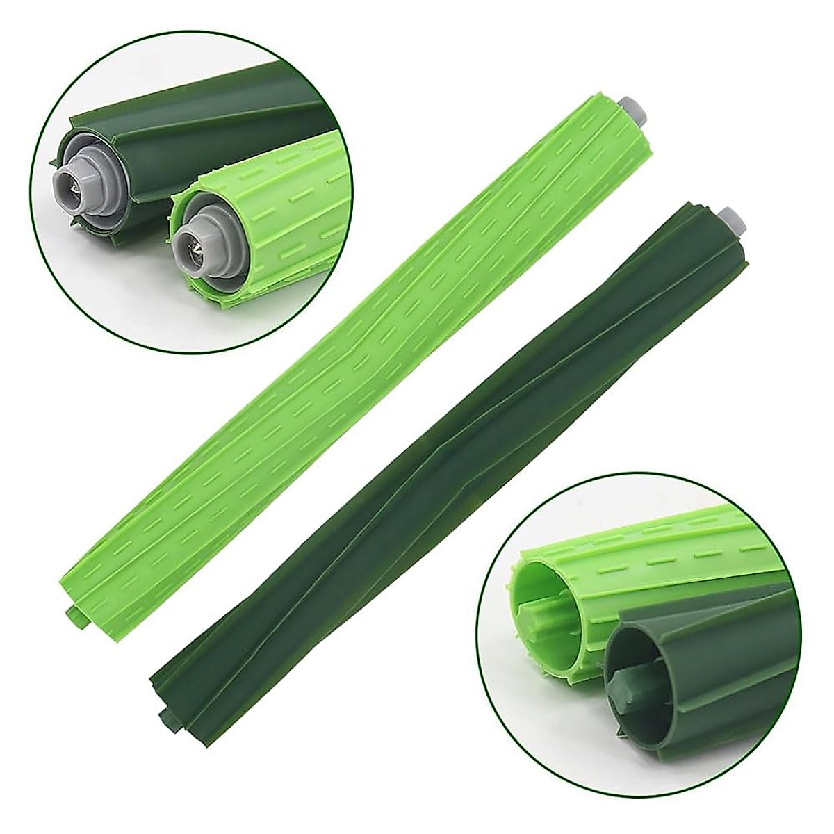 Chrostion Replacement Parts Fit for iRobot Roomba i7 i7+ i3 i3+ i4 i4+ i5 i5+ i6 i6+ i8 i8+ j7 j7+/Plus j8 j8+ E5 E6 E7 Robot Vacuum,2 Set Brushes,6 Filters,8 Side Brushes,8 Pack Bags